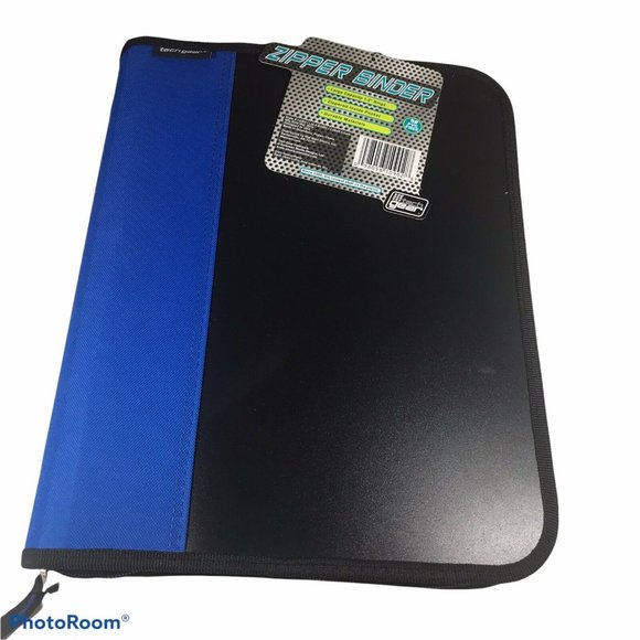 Tech Gear | Office | Tech Gear 3 Ring 5 Zipper Binder Blueblack With ...